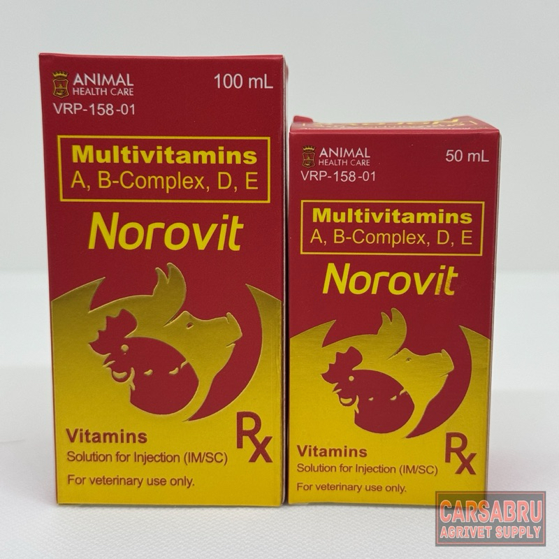 NOROVIT Multivitamins A, B-Complex, D, E | Shopee Philippines