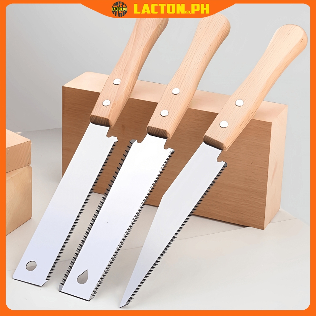 SK5 Carbon Steel Hand Saw Set 3 Types Triple Sharpened Beech Handle ...