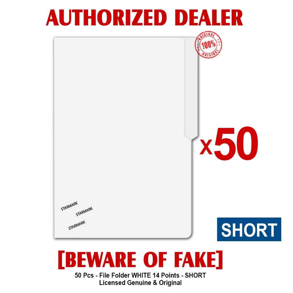 File Folder Folders WHITE 14 Points SHORT Size WHITE Folder File ...