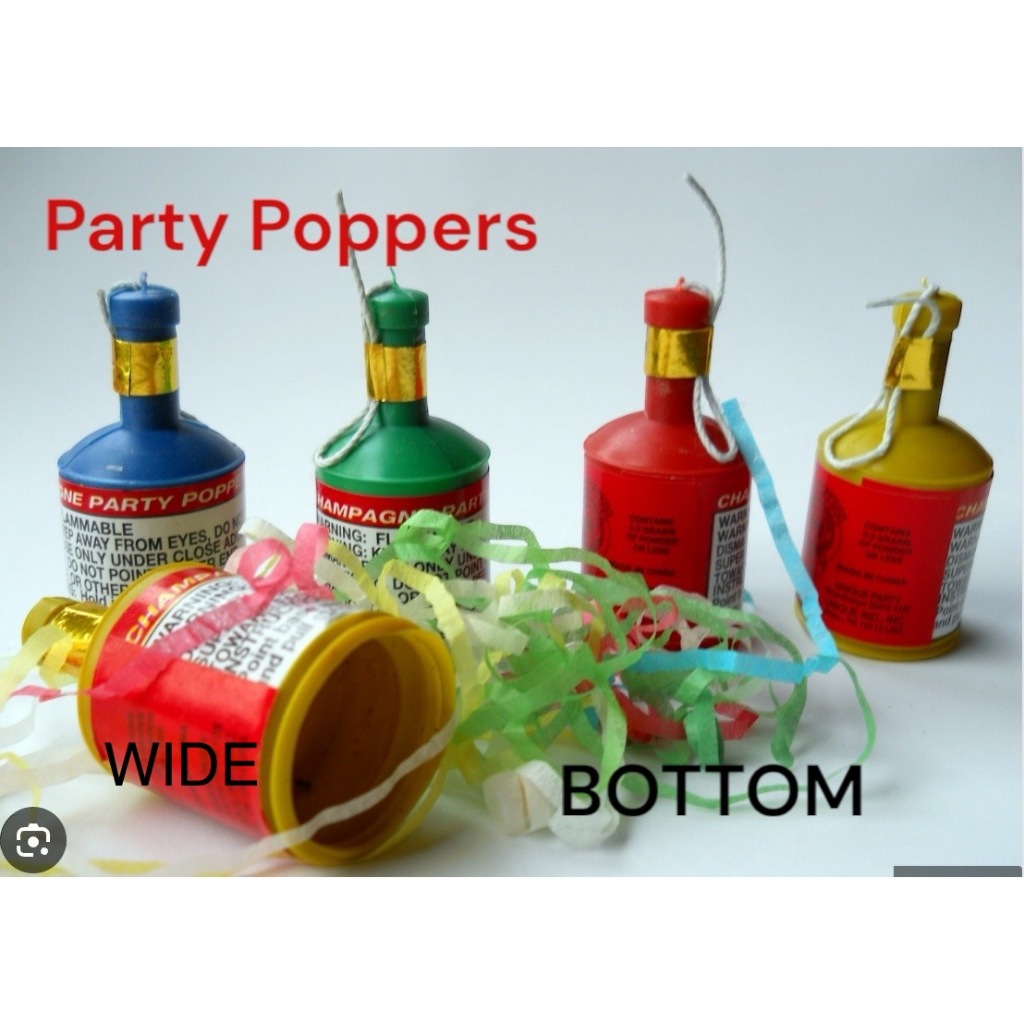 PARTY POPPERS BOTTOM EDITION (SINGLE CAP) | Shopee Philippines