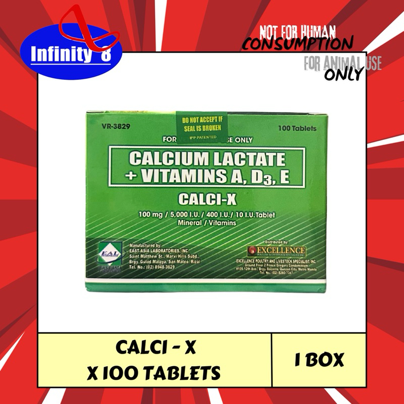 CALCI X x 100 TABLETS/BOX FOR ANIMAL USE | Shopee Philippines