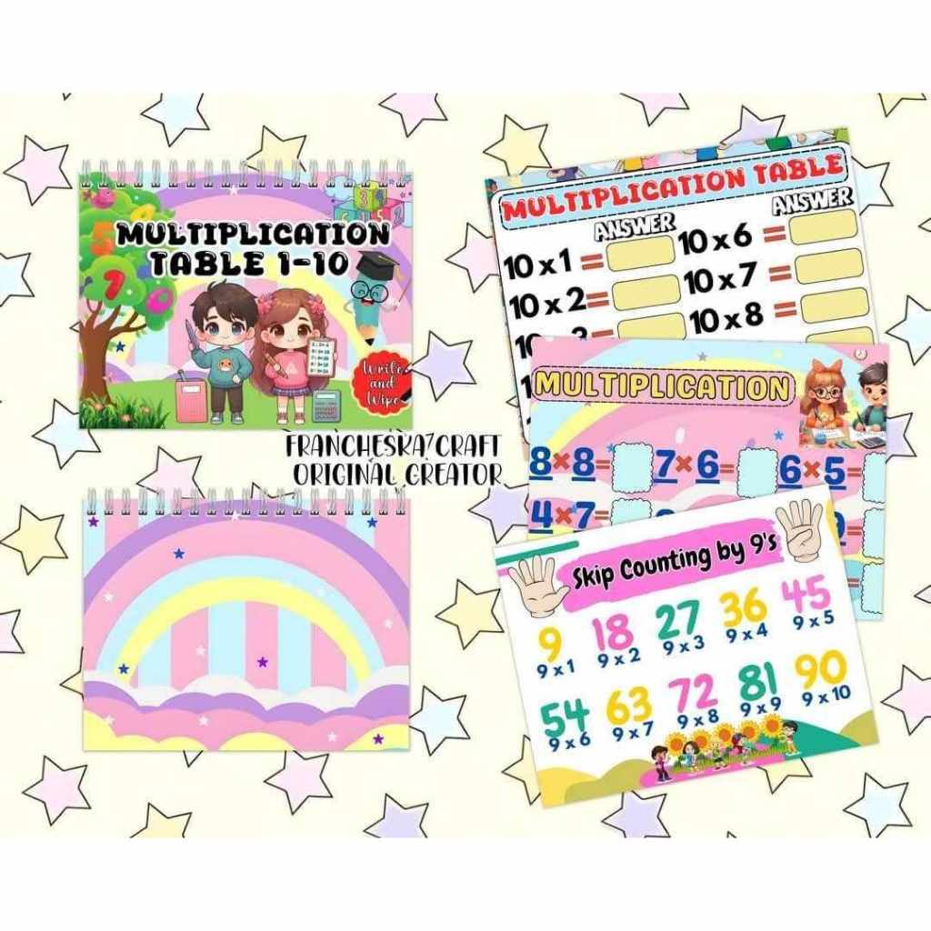 SUBTRACTION WRITE AND WIPE | Shopee Philippines