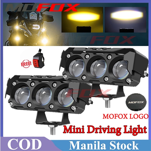 MOFOX P3 Laser Gun MDL Mini Driving Light 60W Dual Color Hi/Lo ...