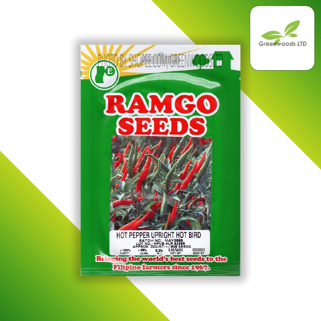 RPD Hot Pepper Upright Hot Bird by Ramgo 3.3grams gws31207 | Shopee ...