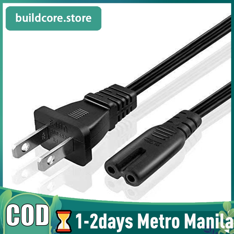 2-Pin 3-Head Ac CPU Power Cord Plug 1.2M Multi-Functional Power Cord ...