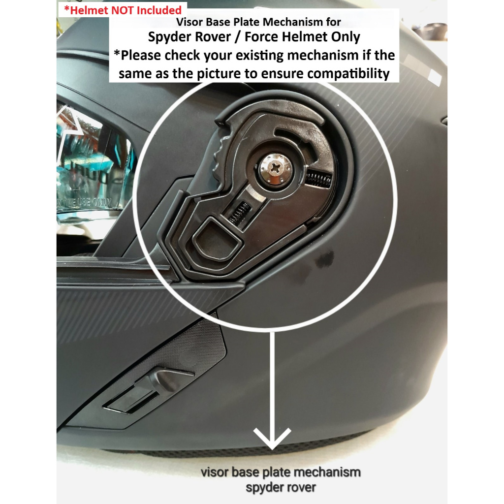Spyder Rover / Force Visor Base Plate Mechanism for MODULAR Helmet ...