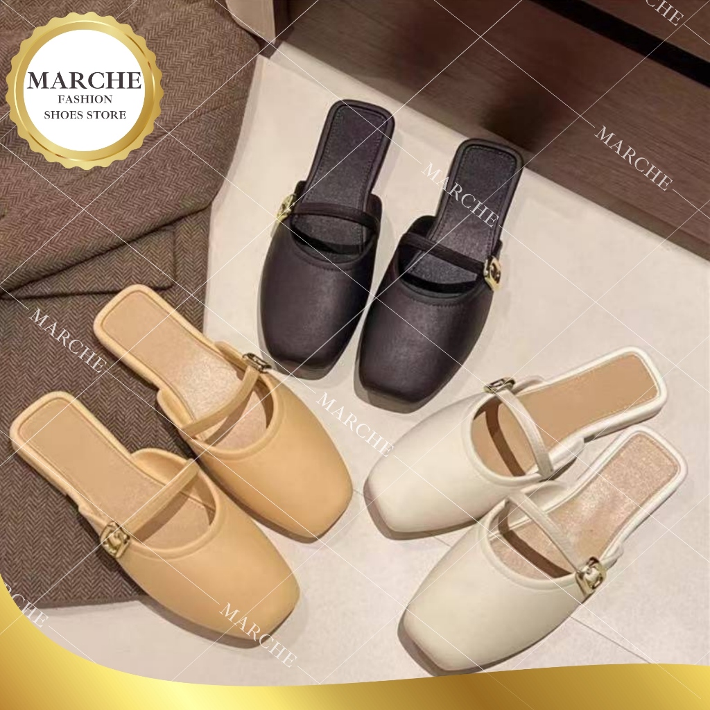 Marche New Flat Closed Toe Classy Comfy Soft Rubber Material Sandals ...