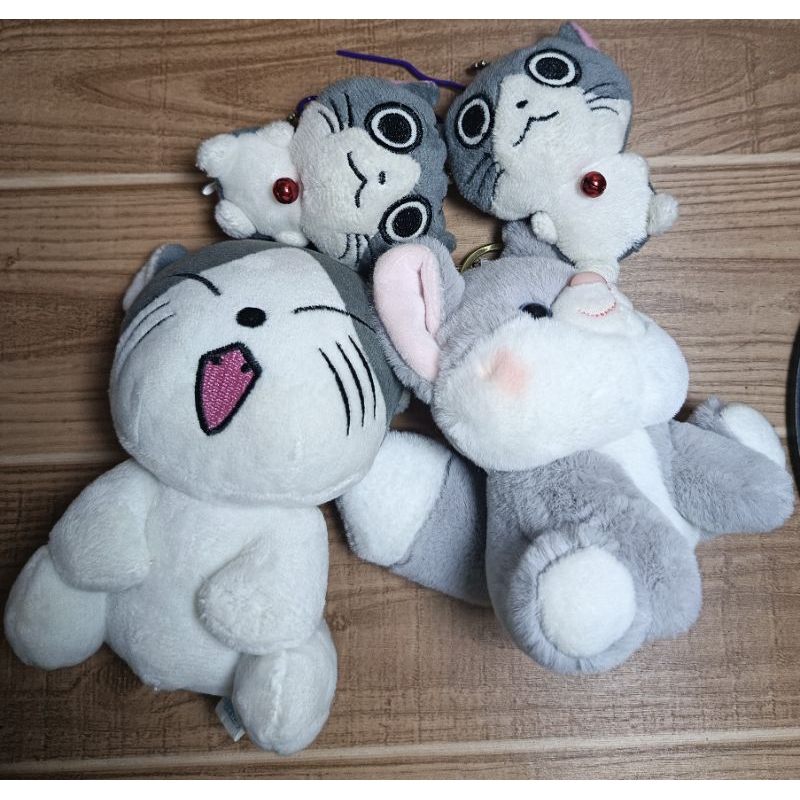 BOXMANIA---assorted cat plush charm, soft toy, stuffed toy, charm ...