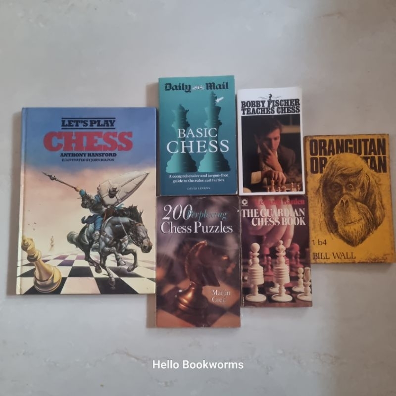 Chess Books Collection | Bobby Fischer | Bill Wall | Hansford | Levens ...