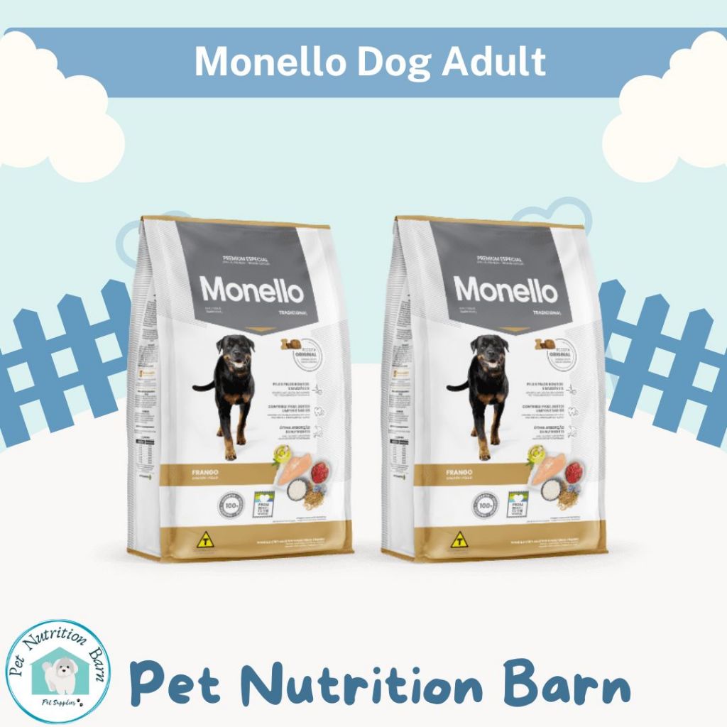 Monello Adult Dog Special Traditional Dry Food Repacked 1kg | Shopee ...