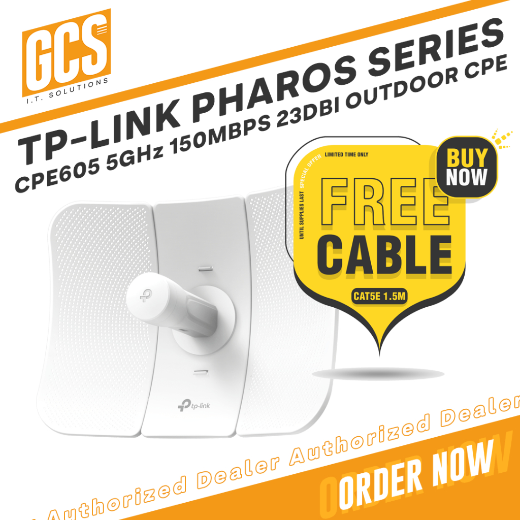 TP-Link Pharos CPE605 5GHz 150Mbps 23dBi Outdoor CPE Outdoor AP ...