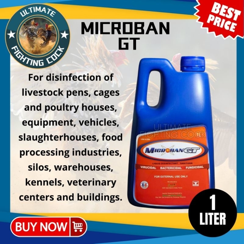 MICROBAN GT 1LITER (LIQUID DISINFECTANT) | Shopee Philippines