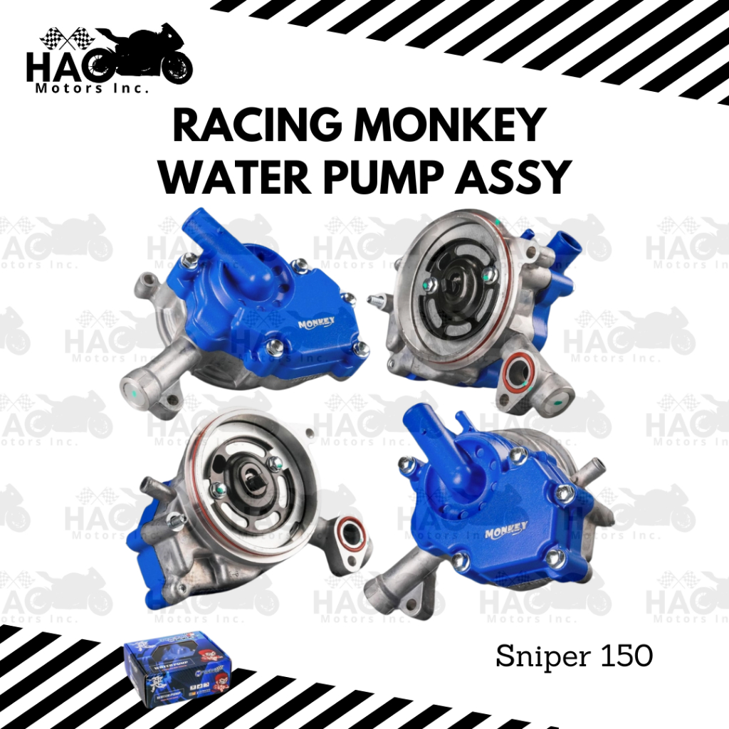 Racing Monkey Big Water Pump Assembly CLICK125/150/ NMAX-AEROX V1 V2 ...