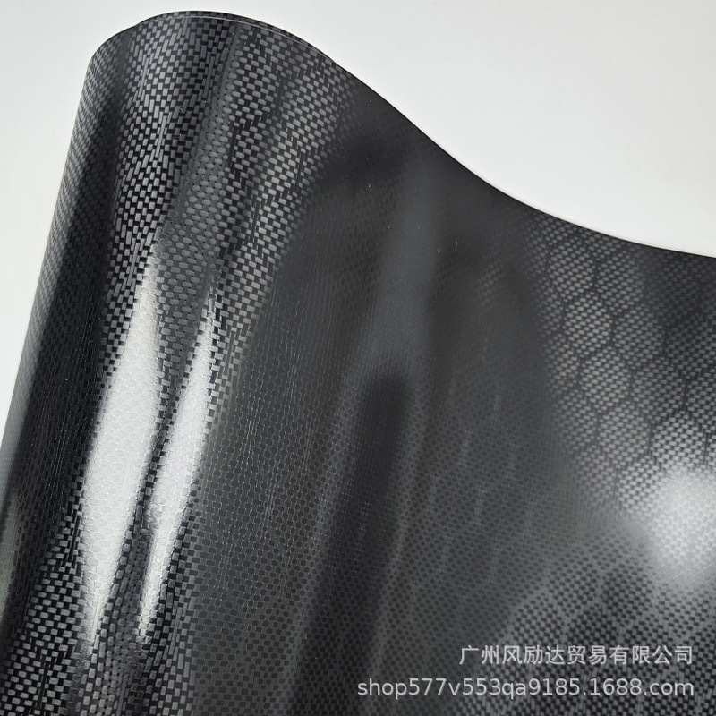 WMAES-Honey Comb Black pet Wrap Sticker for Car Motorcycle HIGH GLOSSY ...