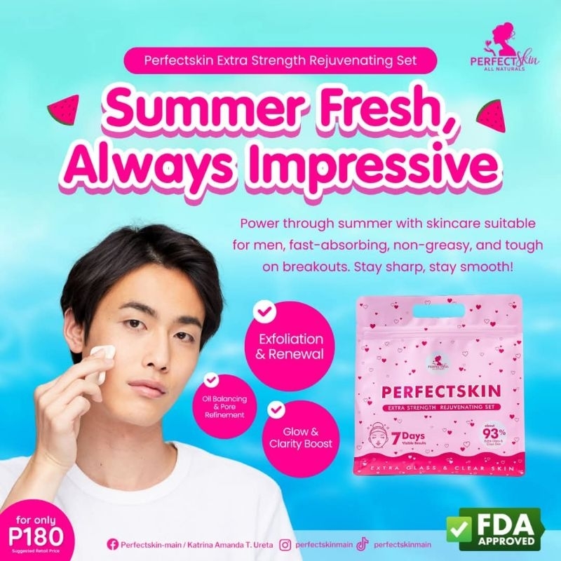 PERFECT SKIN REJUVENATING SET EXTRA STRENGTH - NEW PACKAGING | Shopee ...