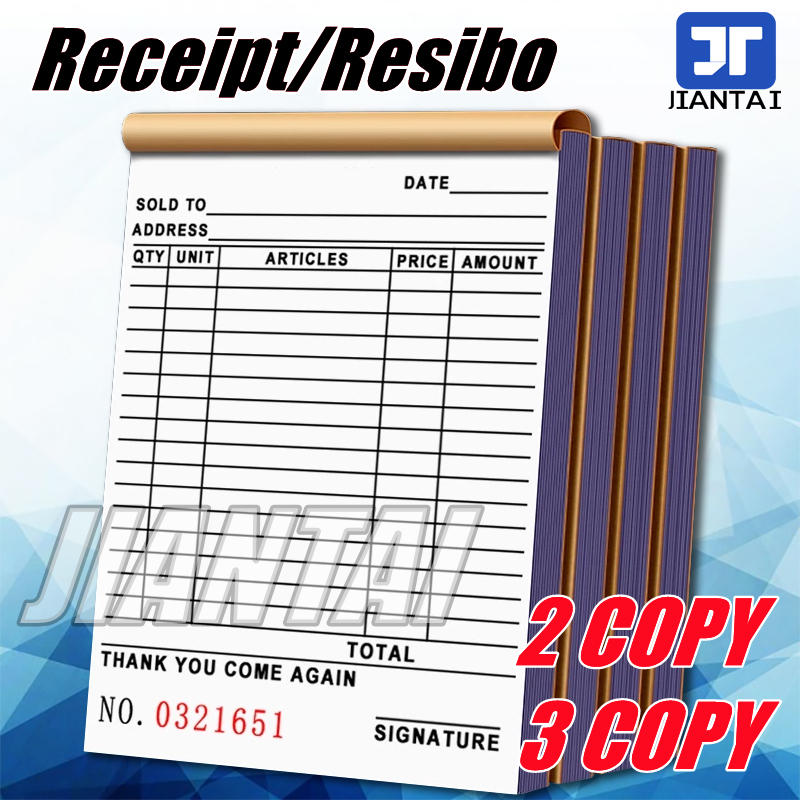 Carbonized Delivery Receipt Resibo With Carbon Order Slip Official ...