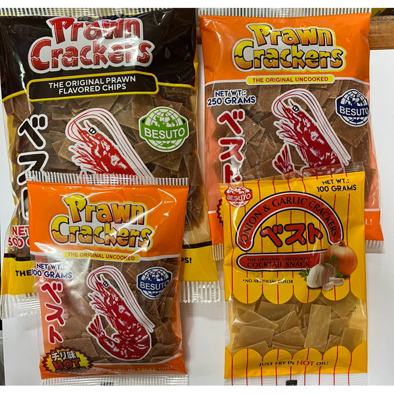 BESUTO PRAWN CRACKERS | Shopee Philippines