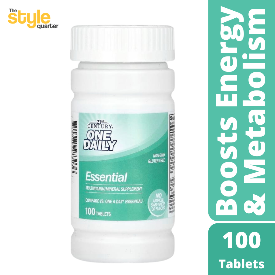 21st Century One Daily Essential Multivitamin – 100 Tablets | Complete ...