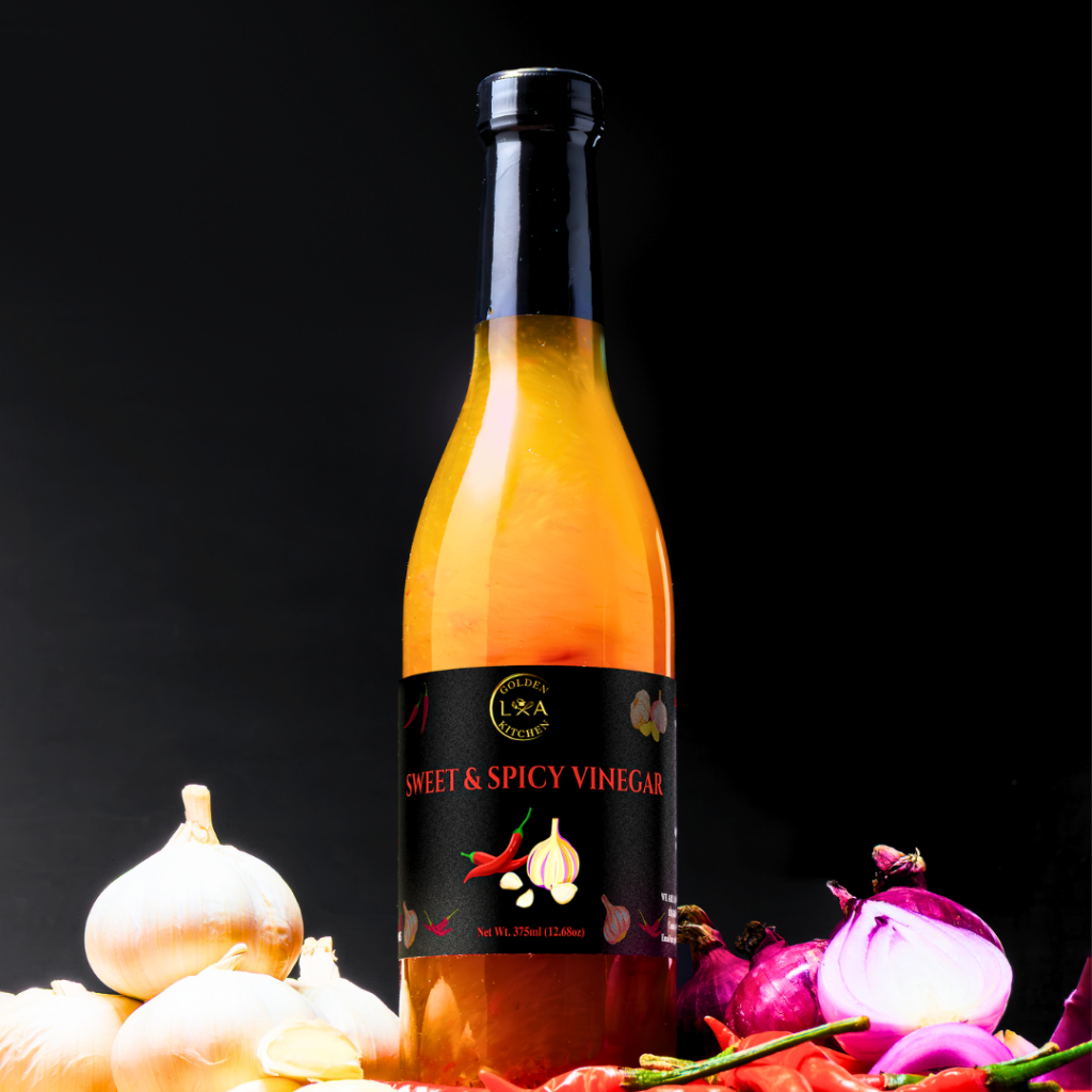 Golden L.A Kitchen Sweet & Spicy Vinegar (375mL) Tamis Anghang Suka ...