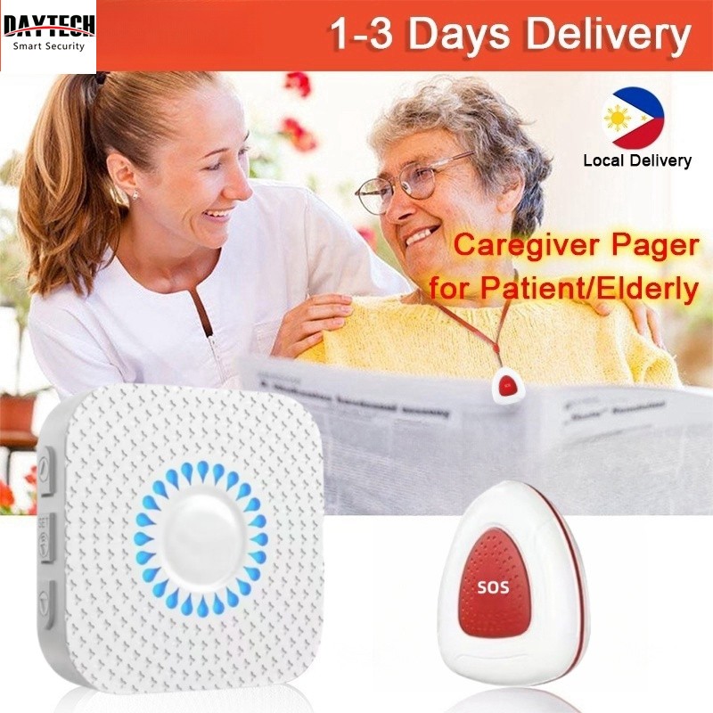 DAYTECH Wireless Caregiver Pager Smart Call System Nurse Calling Alert ...