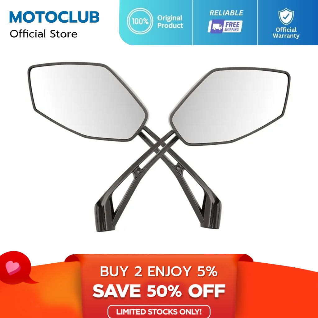 Universal Motorcycle Rearview Mirror Moto CNC Side Mirrors For Street ...