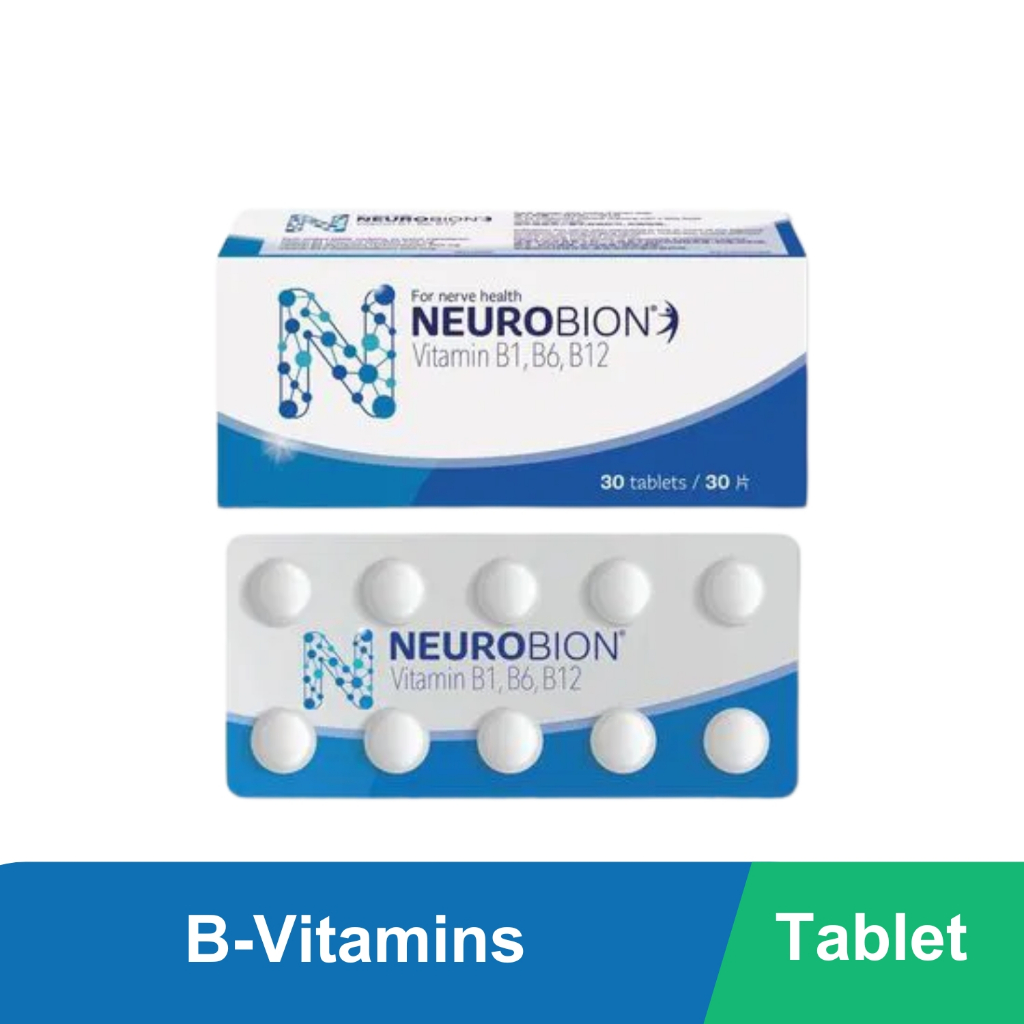 Neurobion Tablet - Vitamin B1 + B6 + B12 for Nerve Health (PER TABLET ...