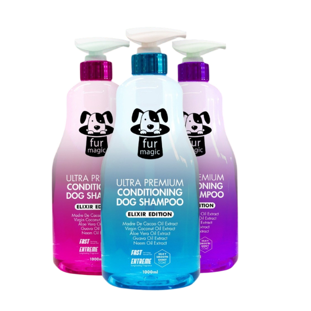 Fur Magic Ultra Premium Conditioning Dog Shampoo 1000ml and 500ml ...