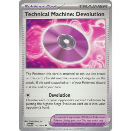 Technical Machine: Devolution - 177/182 - Uncommon (Pokemon Trading ...