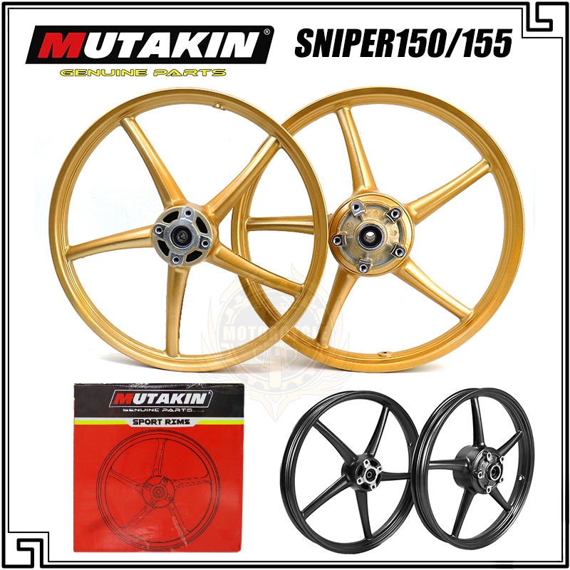 MUTAKIN Mags Sniper 150 Sniper 155 Front Disc Rear Disc 4 Holes 1.4x17s ...