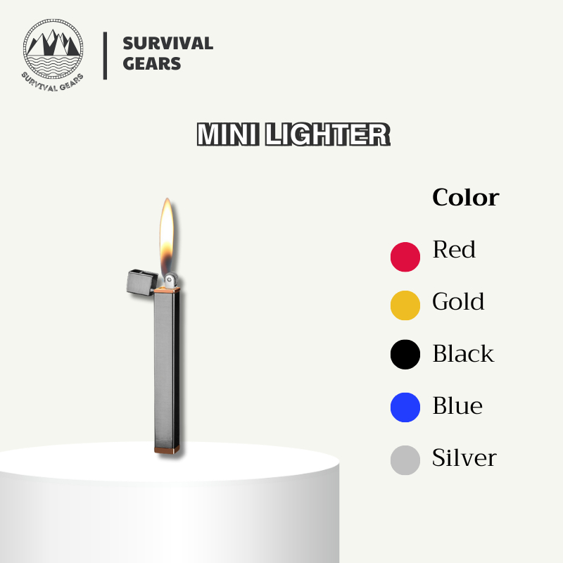 Mini Metal Lighter Simple Style Electric Lighter Refillable Lighter ...