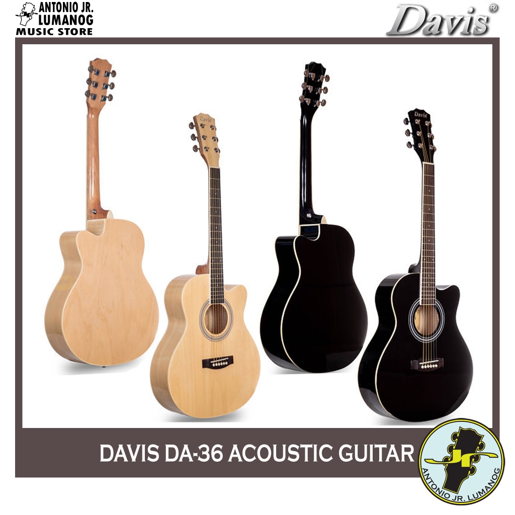 DAVIS DA36 TRAVEL SIZE ACOUSTIC GUITAR BY: ANTONIO JR. LUMANOG MUSIC ...