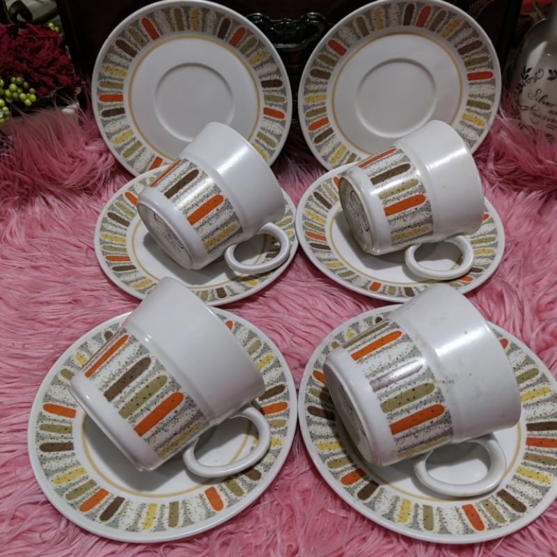 noritake progression cup and saucer porcelain made in japan | Shopee ...