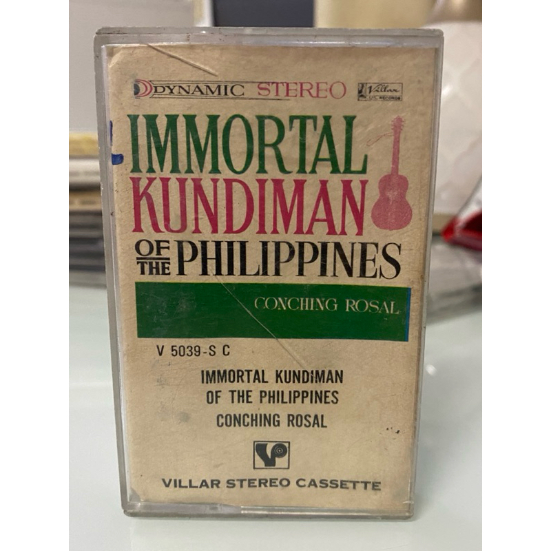 Conching Rosal - Immortal Kundiman Of The Philippines - Original Music Album Cassette Tape ...