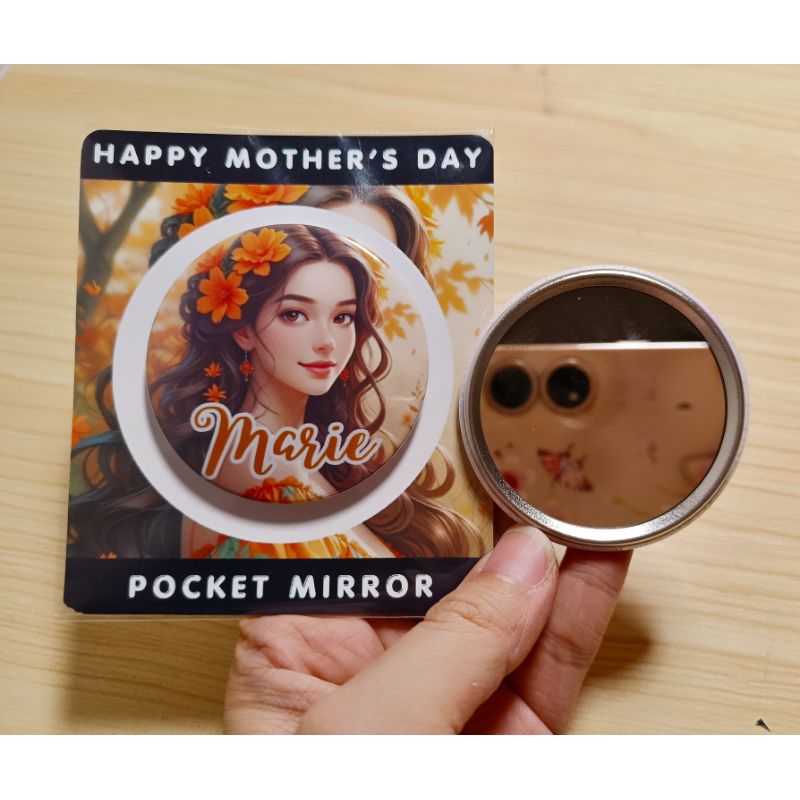 Customized Pocket Mirror Button Pin Ref Magnet Pop socket Bottle opener ...