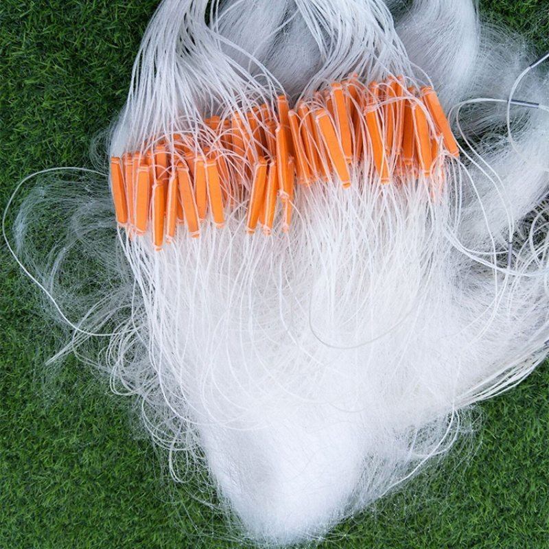 Fishing Nets Lambat Net White Nylon Line Ready To Use H:1.2/1.5M L:20 ...