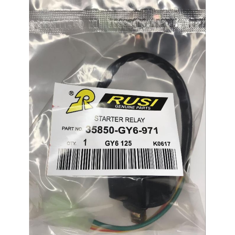 Starter relay GY6 125, (Universal) Rusi Genuine Parts | Shopee Philippines