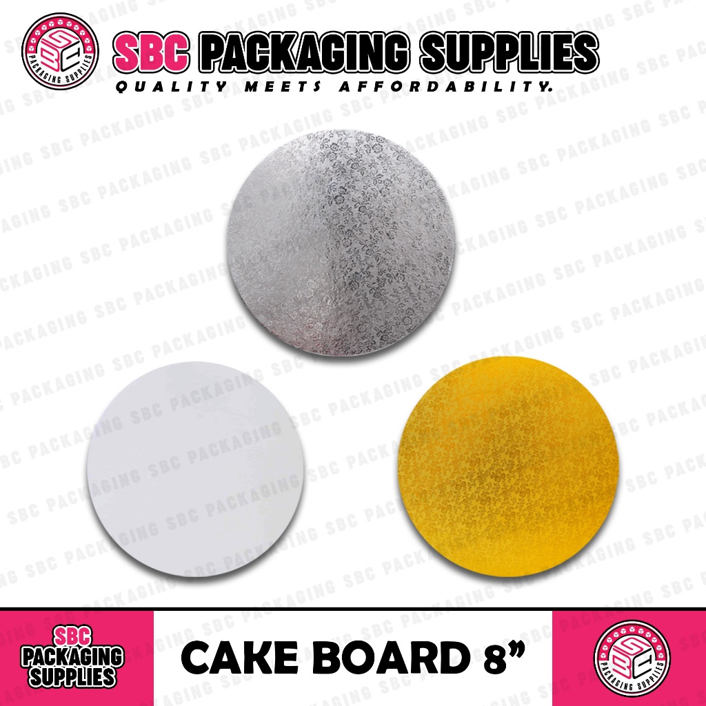 CAKE BOARD 8 INCH (5 PCS) | Shopee Philippines