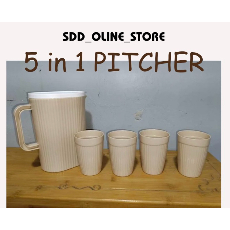 PITCHER w/ 4pcs CUPS | Shopee Philippines