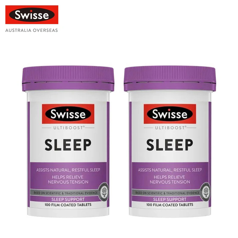 Swisse Ultiboost Sleep 100 Tablets x 2 Bottles (EXP:12 2027) | Shopee ...