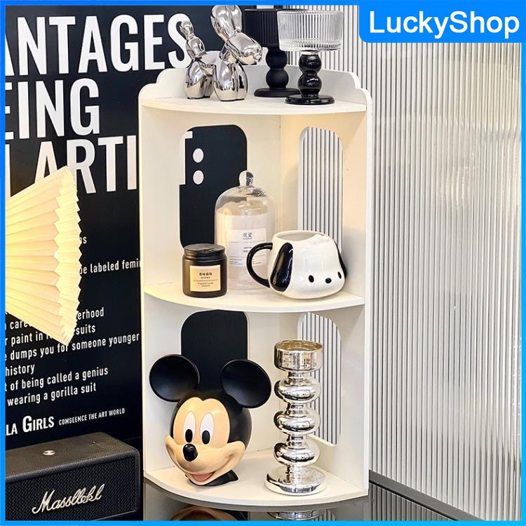 3-Layers Desktop Corner Organizer Shelf, Countertop Corner Stand Shelf ...