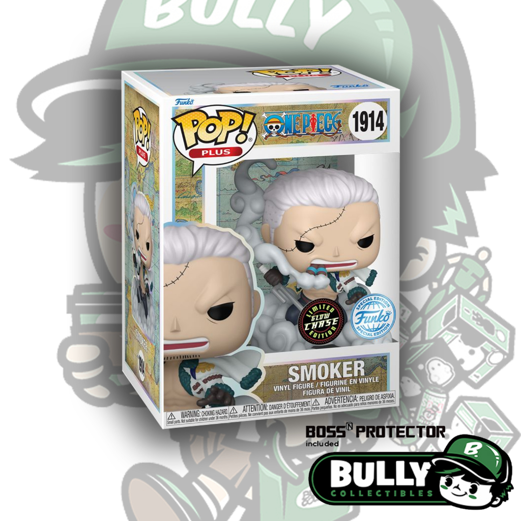 Funko POP! Animation: One Piece - Smoker GITD CHASE (FSE) 1914 With ...