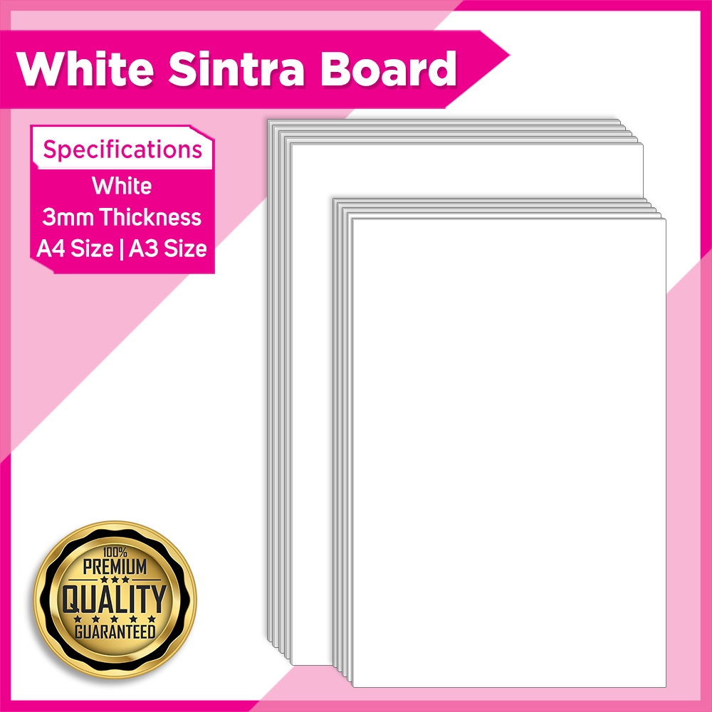 A4 | A3 PVC Sintra board 3mm | Shopee Philippines