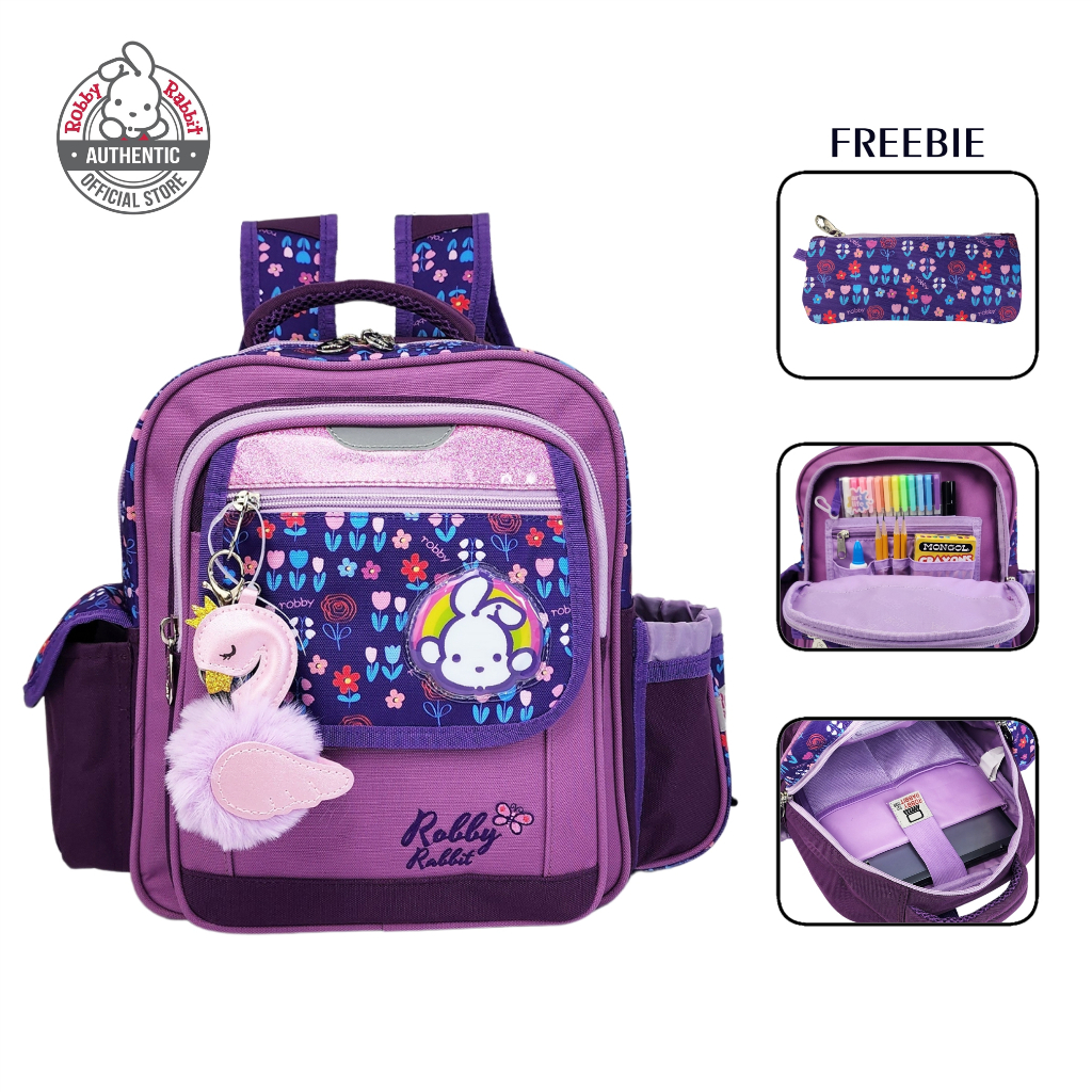 Robby Rabbit Charming Floral Backpack 12-Inch | Shopee Philippines
