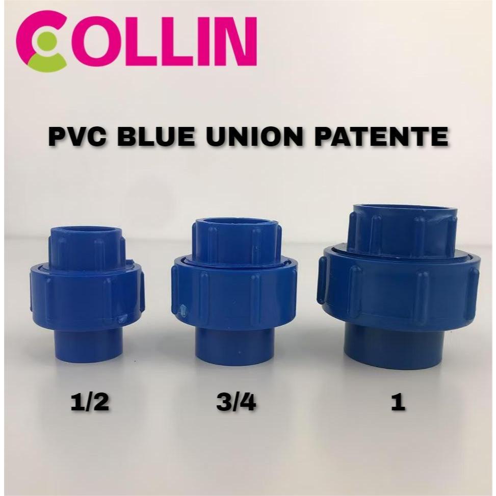 PVC BLUE UNION PATENTE 1/2 3/4 1 PVC BLUE FITTINGS PIPE PUMP PARTS ...