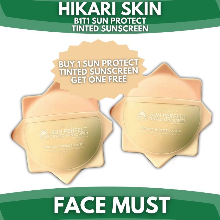 HIKARI SKIN B1T1 sun protect TINTED sunscreen SPF50+++ | Shopee Philippines