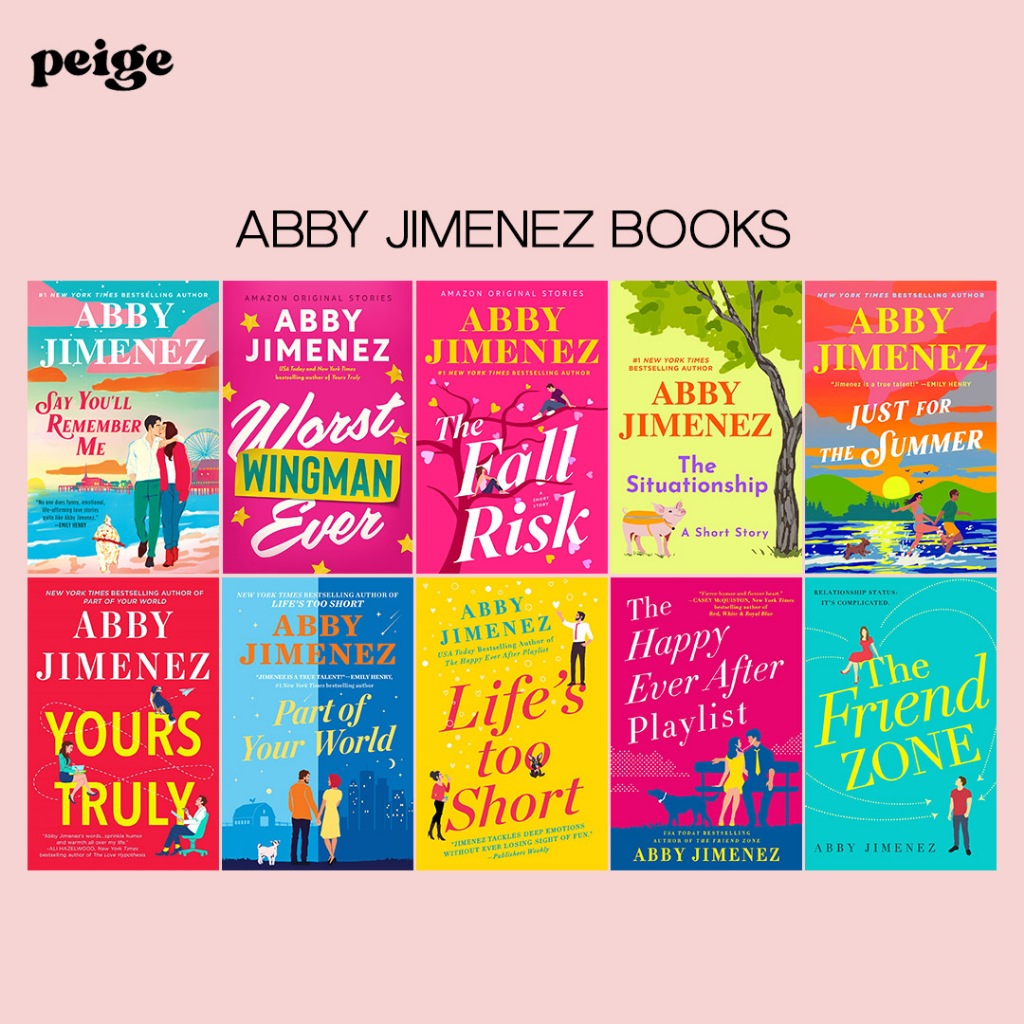 Abby Jimenez Books - The Worst Wing Man The Fall Risk The Situationship ...