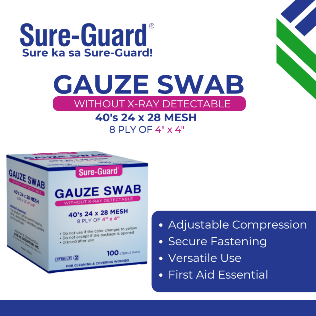 Sure-Guard Sterile Gauze Swab (per piece) | Shopee Philippines