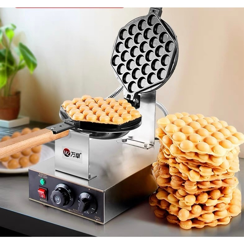 Egg waffle machine 220v/60hz Egg Bubble Waffle Maker Machine Bubble ...