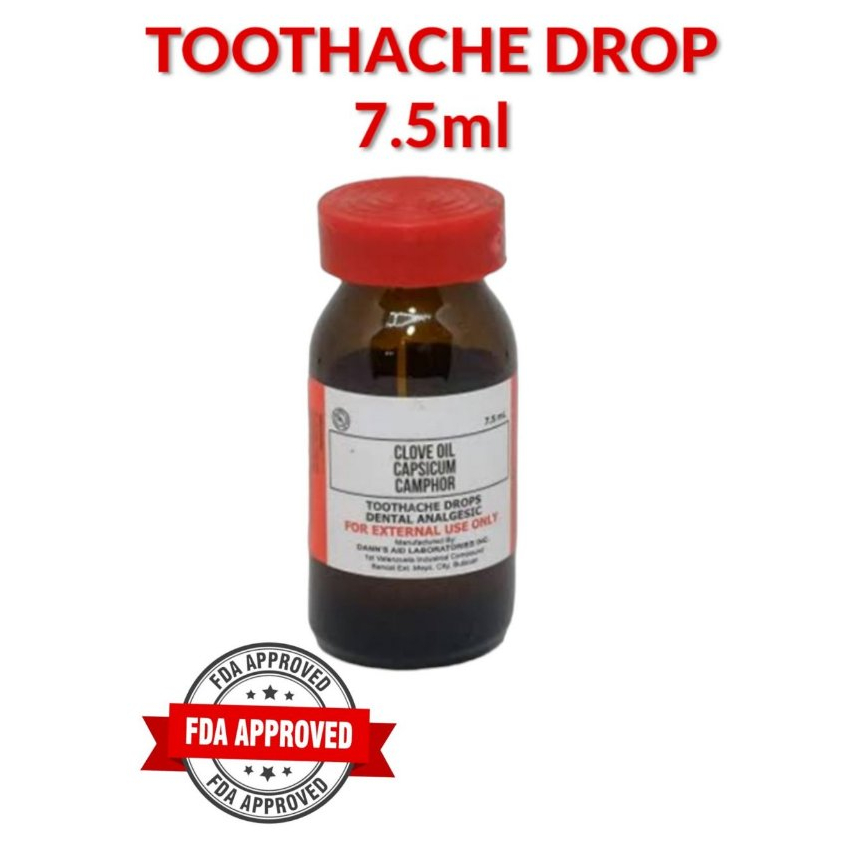 Toothache Drops (NOTE: Hindi talaga puno ang bottle) - DANN'S Clove Oil ...