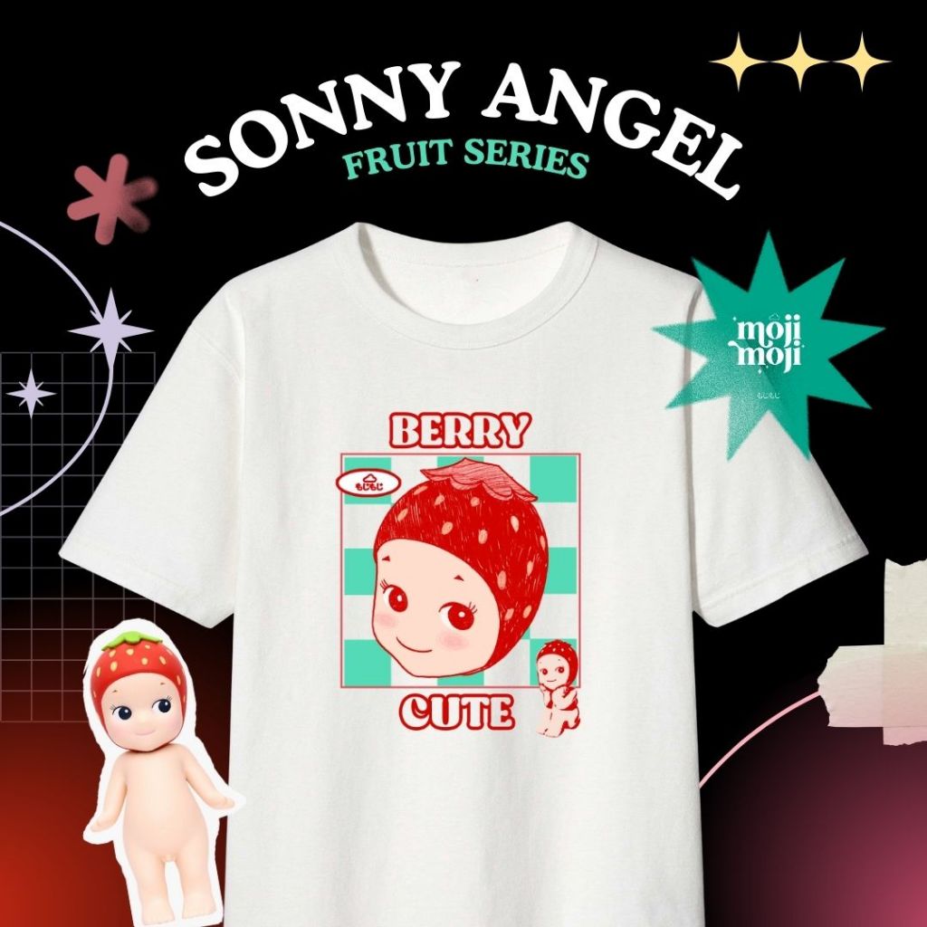 SONNY ANGEL TShirt Sonny Angel Berry Fruit Series Blindbox Fan Merch ...